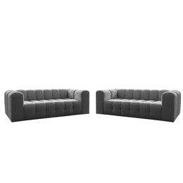 Fun M&ouml;bel SOFASET Solvie 4-4 In Tiffani