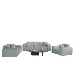 Fun M&ouml;bel SOFASET Celes Premium 3-2-1 Stoff Scala