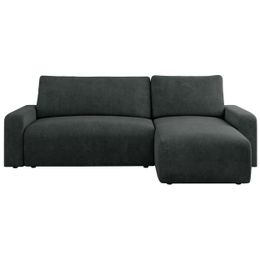 ECKSOFA ARGOS Dunkelgrau Struktur