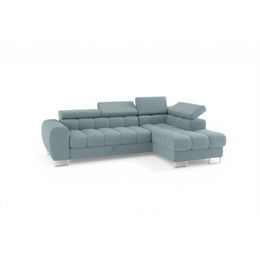 Fun M&ouml;bel ECKSOFA Bastien Mit Schlaffunktion