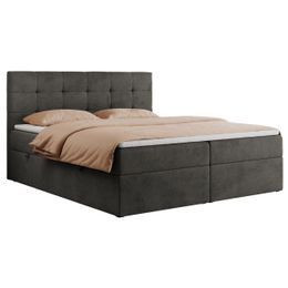 BOXBETT CENTO 180/200 Grau Velvet - H3