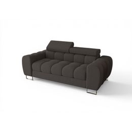 Fun M&ouml;bel SOFA 2-sitzer Bastien In Stoff Gemma