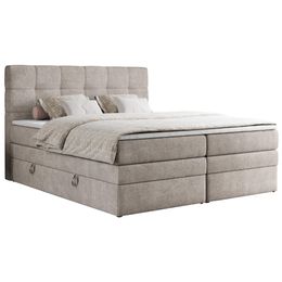 BOXSPRINGBETT ERNI KING 200/200 Beige Struktur - H3