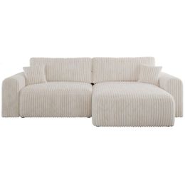 ECKSOFA NELSON Beige Cord