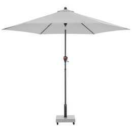 Doppler Sonnenschirm Myzone Rund Auto Hellgrau ca. 305cm