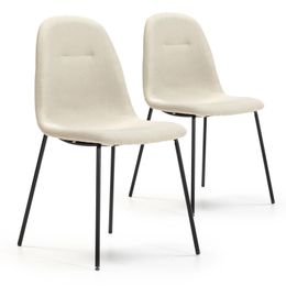 STUHL 2er-Set Brenda beige