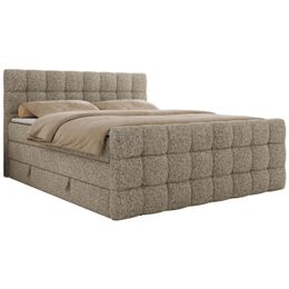 BOXSPRINGBETT ALTIVO KING DUO 200/200 - Dunkelbeige Strukture - H4