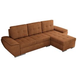 ECKSOFA UMBRIA L Orange Stukture