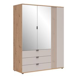 SCHRANK 3 T&uuml;ren Ezra Kaschmir und Holz
