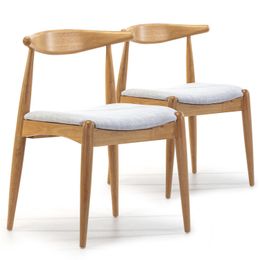 STUHL 2er-Set Corzo Farbe Eiche