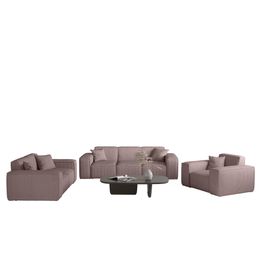 Fun M&ouml;bel SOFASET Celes Premium 3-2-1 Stoff Scala