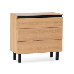 KOMMODE Molina 80/40/80 eichefarben