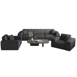 Fun M&ouml;bel SOFASET Celes Premium 3-1-1 Stoff Scala