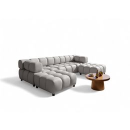 Fun M&ouml;bel SOFA 3-sitzer Und 2-polsterhocker Flow