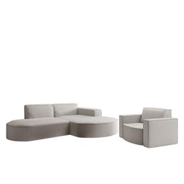 Fun M&ouml;bel SOFASET Palma Ecksofa Sessel Ascot