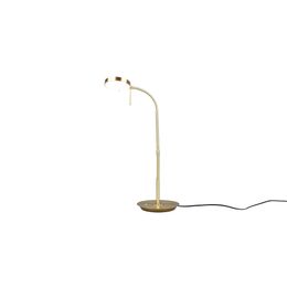 Trio LED-Schreibistischleuchte Monza Gold max. 12 Watt