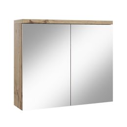 Badplaats SPIEGELSCHRANK Toledo Kastanien Eiche - 80 x 20 x 60 cm