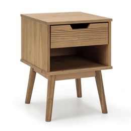 NACHTTISCH Bali 1 Schublade Farbe Wachs