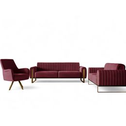 Fun M&ouml;bel SOFASET Valerie 3-2 Und Drehsessel