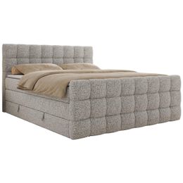 BOXSPRINGBETT ALTIVO KING DUO 120/200 - Hellgrau Strukture - H3