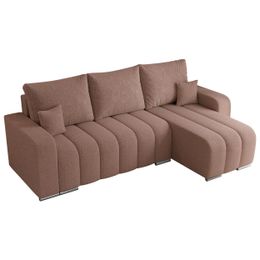 ECKSOFA KIRASSO L Rosa Boucle