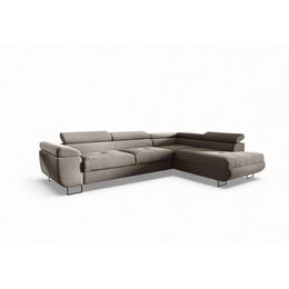 Fun M&ouml;bel ECKSOFA Declan Mit Schlaffunktion