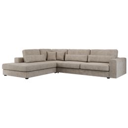 ECKSOFA Savona Beige Strukture - links