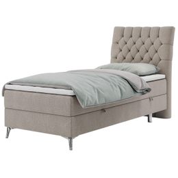 BOXBETT MILEN 90/200 Beige Struktur - H3 - Rechts Seite