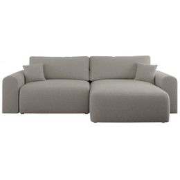 ECKSOFA NELSON Grau Boucle