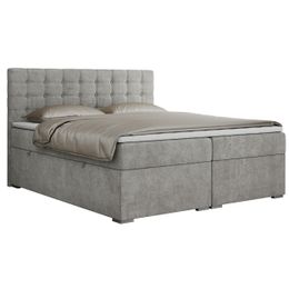 BOXBETT SUSAN 120/200 Hellgrau Struktur - H3