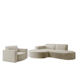 Fun M&ouml;bel SOFASET Palma Ecksofa Sessel Ascot