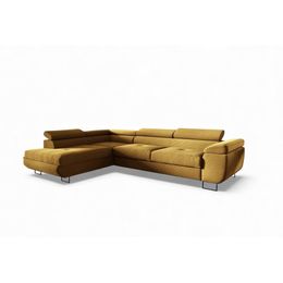 Fun M&ouml;bel ECKSOFA Declan Mit Schlaffunktion