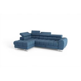 Fun M&ouml;bel ECKSOFA Bastien Mit Schlaffunktion