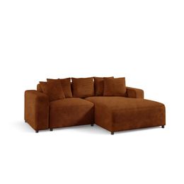Fun M&ouml;bel ECKSOFA Megan Xs In Stoff Poso