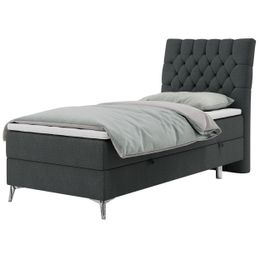BOXBETT MILEN 90/200 Dunkelgrau Struktur - H4 - Rechts Seite