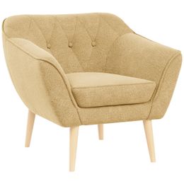 SESSEL Pirs 1 Sitzer Strukture Gelb