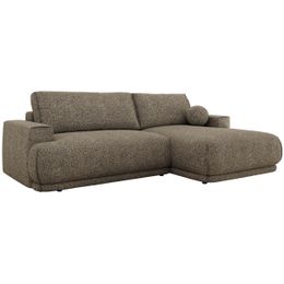 ECKSCHLAFSOFA RINA L Grau Strukture - rechts
