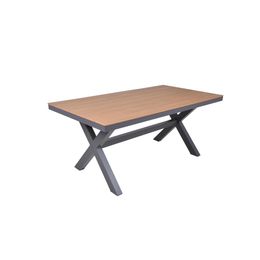 Gartentisch Silea Anthrazit/Braun ca.173x93x75cm