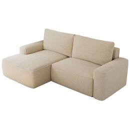 ECKSOFA BELLUNO L Beige Boucle - Links