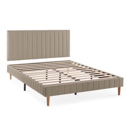 POLSTERBETT + kopfteil 140x200 cm Eris, Beige