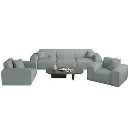 Fun M&ouml;bel SOFASET Celes Premium 3-1-1 Stoff Scala