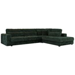 ECKSOFA Savona Gr&uuml;n breiter Cord - rechts