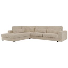 ECKSOFA Savona Beige Cord - links