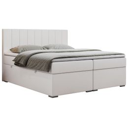 BOXBETT LOPE 180/200 - Wei&szlig; Kunstleder - H3