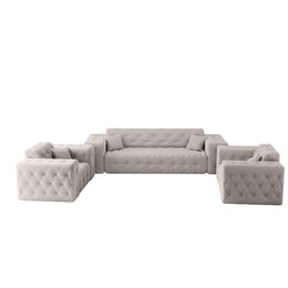 Fun M&ouml;bel SOFASET Chantal In Moly