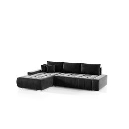 Fun M&ouml;bel ECKSOFA Vogar In Monolith