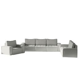Fun M&ouml;bel SOFASET Sande 3-2-1 Stoff Alpine