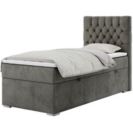 BOXBETT PERA 90/200 Dunkelgrau Velvet - H4 - Rechts Seite