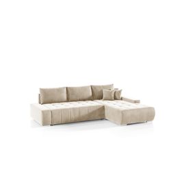 Fun M&ouml;bel ECKSOFA Vogar In Monolith