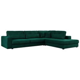 ECKSOFA Savona Dunkelgr&uuml;n Velvet - rechts